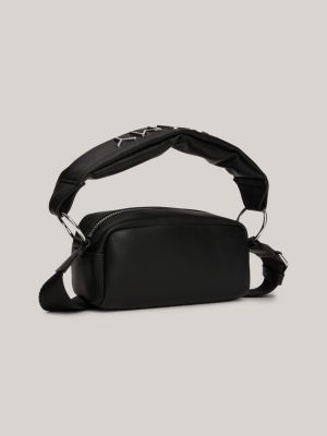 Metal Logo Strap Camera Bag Black Tommy Hilfiger