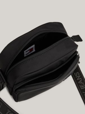 Essential Crossbody Tasche Mit Logomuster Schwarz Tommy Hilfiger