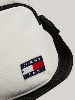 Essential Repeat Logo Crossover Bag White Tommy Hilfiger