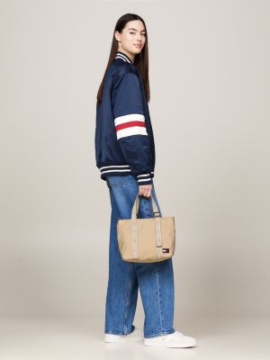 Essential Repeat Logo Tote Beige Tommy Hilfiger