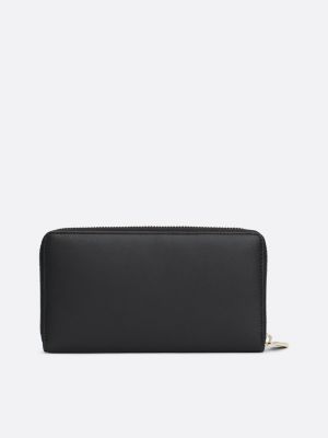 Portemonnee Met Rits En Th Monogram Zwart Tommy Hilfiger