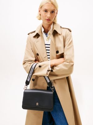 Webbing Logo Strap Shoulder Bag Black Tommy Hilfiger
