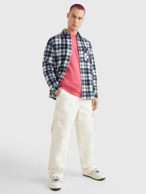 Aiden Baggy Fit Cargohose Weiß Tommy Hilfiger