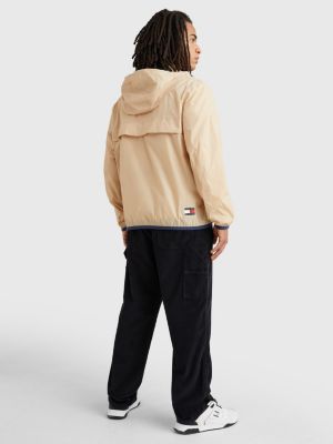 Packable Popover Chicago Windbreaker Beige Tommy Hilfiger