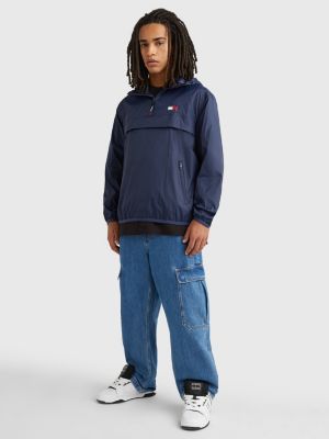 Coupe Vent Popover Chicago Compressible Bleu Tommy Hilfiger