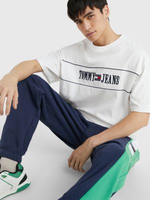 Archive Badge Relaxed Fit T Shirt White Tommy Hilfiger