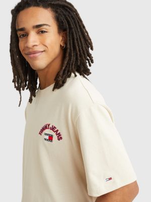Modern Prep Oversized Fit T Shirt Beige Tommy Hilfiger