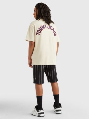 Modern Prep Oversized Fit T Shirt Beige Tommy Hilfiger