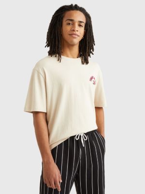Modern Prep Oversized Fit T Shirt Beige Tommy Hilfiger