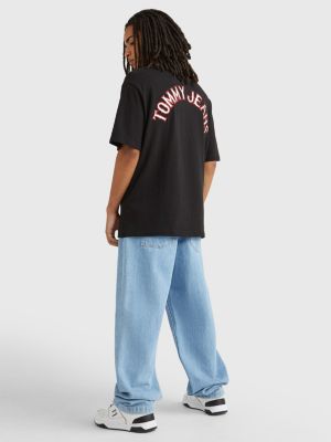 Modern Prep Oversized Fit T Shirt Black Tommy Hilfiger