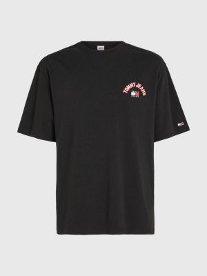 Modern Prep Oversized Fit T Shirt Black Tommy Hilfiger