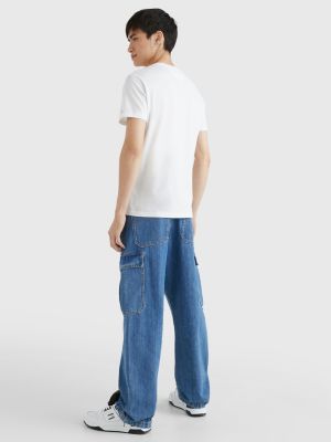 Signature Logo Slim Fit T-Shirt | WHITE | Tommy Hilfiger