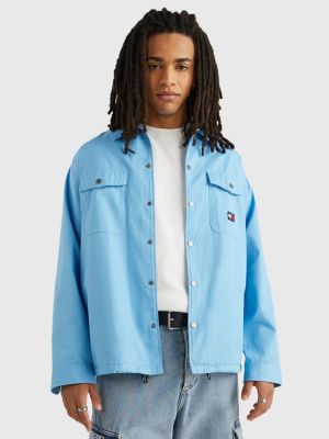 Sobrecamisa Vaquera Estilo Entrenador Azul Tommy Hilfiger