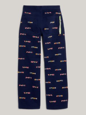Tommy Jeans X Aries Semaphore Walking Trousers Blue Tommy Hilfiger