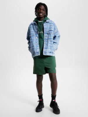 Giacca Aiden Oversize In Denim Con Logo Denim Tommy Hilfiger
