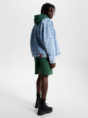 Giacca Aiden Oversize In Denim Con Logo Denim Tommy Hilfiger
