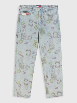 Tommy Jeans X Smiley® Print Skater Jeans Denim Tommy Hilfiger