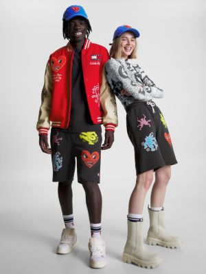 Tommy X Keith Haring Dual Gender Shorts Black Tommy Hilfiger