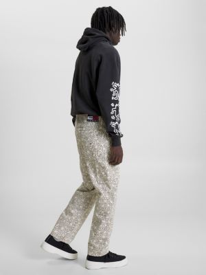 Tommy X Keith Haring Skater Hose Mit Dancing Man Print Weiß Tommy