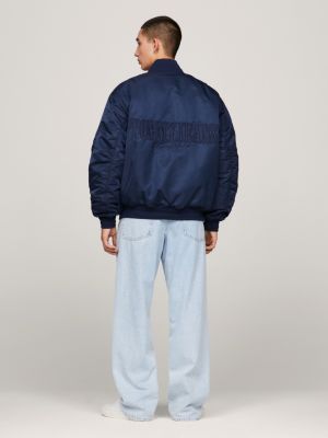 Bomber Essential Relaxed Fit Imbottito Blu Tommy Hilfiger