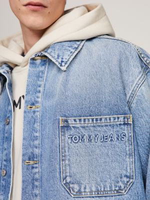 Aiden Oversized Denim Overshirt Denim Tommy Hilfiger