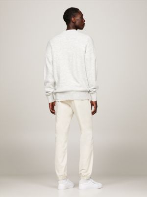 Classics Trui Met Logo Grijs Tommy Hilfiger