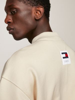 Classics Logo Boxy Bomber Jacket Beige Tommy Hilfiger