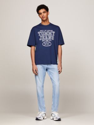 Prep Explorer Oversized Fit T Shirt Blue Tommy Hilfiger