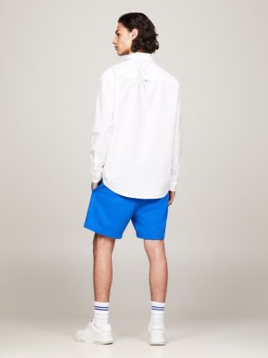 Classics Relaxed Overhemd Met Geborduurd Logo Wit Tommy Hilfiger
