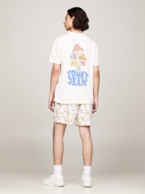 T Shirt Met Logographic Op De Achterkant Wit Tommy Hilfiger