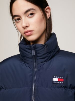 Hooded Alaska Puffer Jacket | Blue | Tommy Hilfiger
