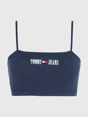 Archive Crop Top Blue Tommy Hilfiger