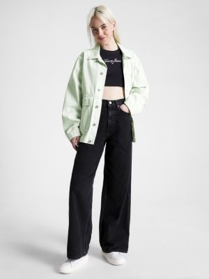 Giacca Oversize In Denim Riciclato Denim Tommy Hilfiger