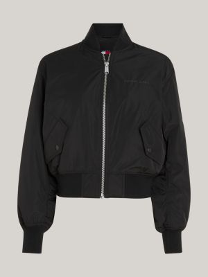 Classics Bomberjacke Mit Logo Schwarz Tommy Hilfiger