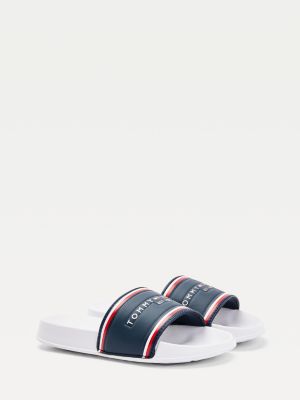 Badeschuh Mit Color Block Logo Weiß Tommy Hilfiger