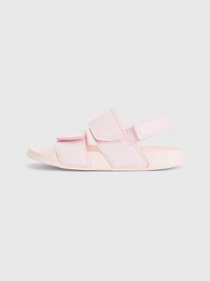 Flag Hook And Loop Sandals Pink Tommy Hilfiger