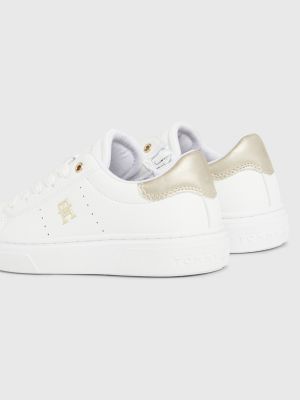 Lace Up Sneaker Weiß Tommy Hilfiger
