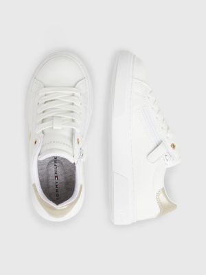 Lace Up Sneaker Weiß Tommy Hilfiger