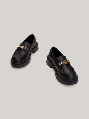 Loafer Met Chunky Profiel En Th Monogram Zwart Tommy Hilfiger