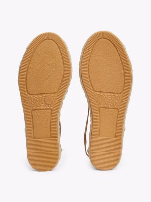Multistrap Canvas Espadrilles Beige Tommy Hilfiger