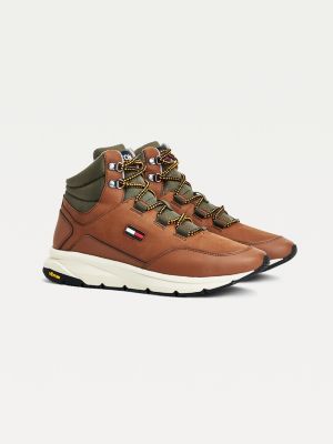 Hybrid Cleat Boots | BROWN | Tommy Hilfiger