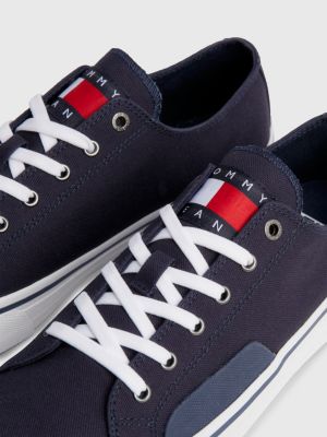 Essential Canvas Skate Trainers Blue Tommy Hilfiger