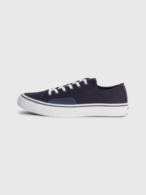 Essential Skater Sneaker Aus Canvas Blau Tommy Hilfiger