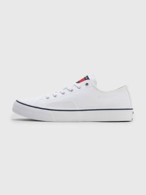 Essential Skater Sneaker Aus Canvas Weiß Tommy Hilfiger