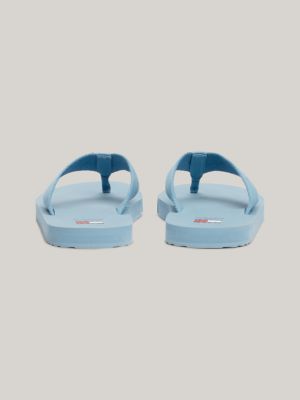 Elevated Webbing Flip Flops Blue Tommy Hilfiger