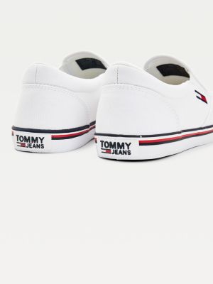 Essential Slip On Trainers White Tommy Hilfiger