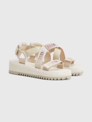 Gucci Sandales à semelle compensée et G perforé pour femme - Wishupon