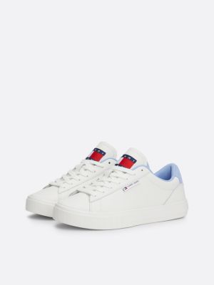 Essential Cupsole Sneaker Aus Leder Weiß Tommy Hilfiger