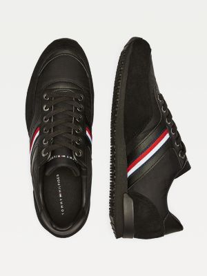 Baskets De Running Iconic Noir Tommy Hilfiger