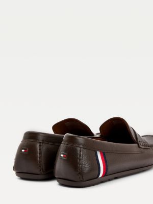 Classics Mokassin Aus Leder Braun Tommy Hilfiger